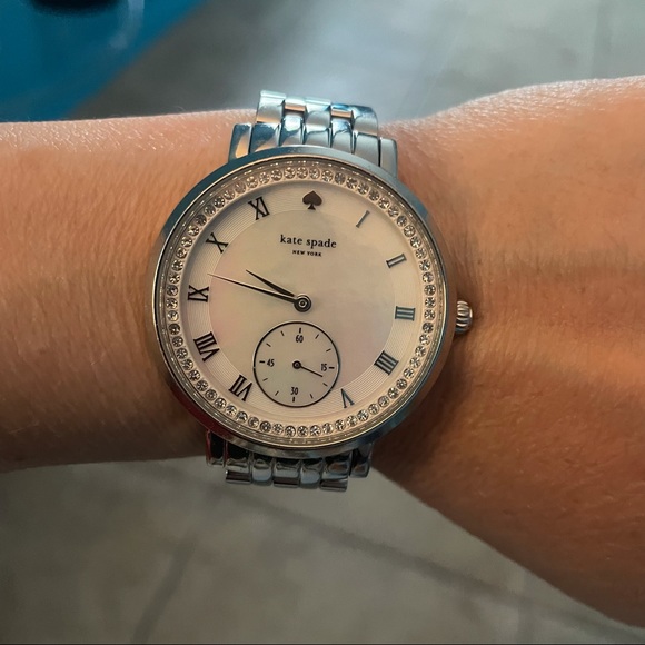 kate spade | Jewelry | Authentic Kate Spade Mother Of Pearl Watch ...